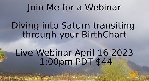 Diving into Saturn transiting through your BirthChart Live Webinar